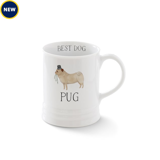 PetShop by Fringe Studio Pug Mug, Small | Petco