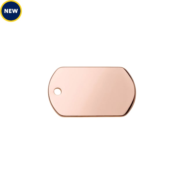 Red Dingo Titanium Coated Rectangle Personalized Engraved Pet ID Tag ...