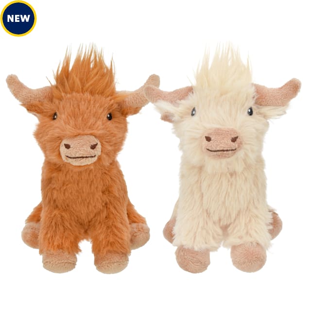 Multipet International Minipet Highland Cow Dog Toy Assorted, Small | Petco