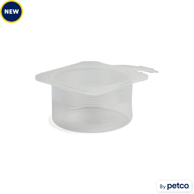 Reddy White Silicone Roll Wet Food Cap for Pets, Large | Petco