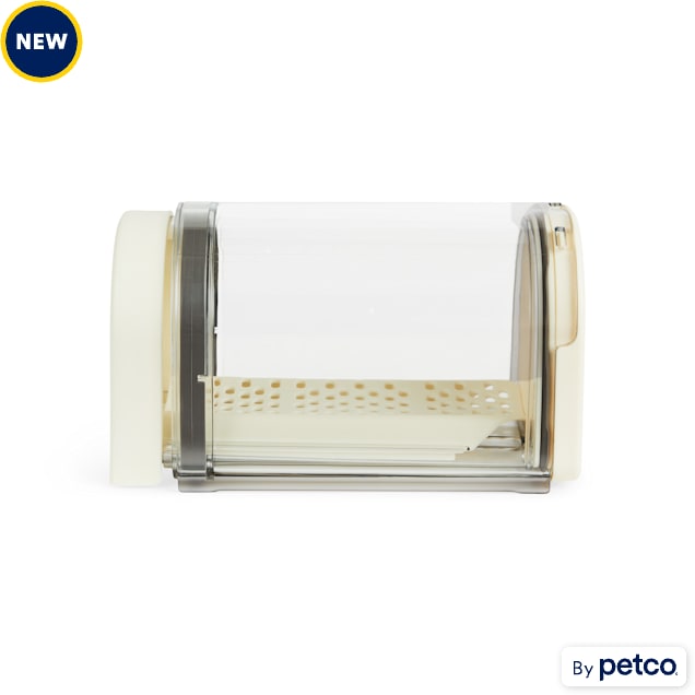 Reddy White Expandable Food Container for Dogs, Large | Petco