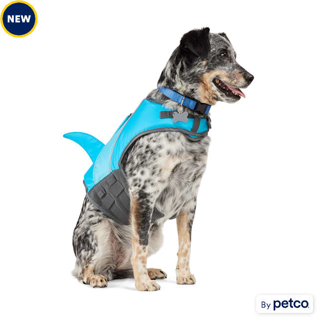 YOULY Dog Floatation Vest with Shark Fin, XX-Small | Petco