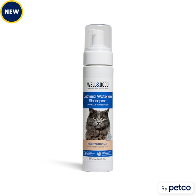 Well & Good Waterless Oatmeal Cat Shampoo, 8 oz