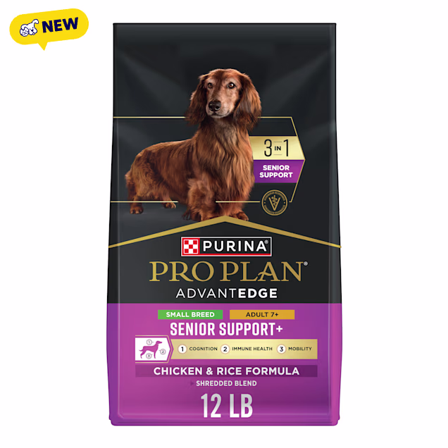 Purina Pro Plan AdvantEDGE Senior Support Plus Small Breed Shredded ...