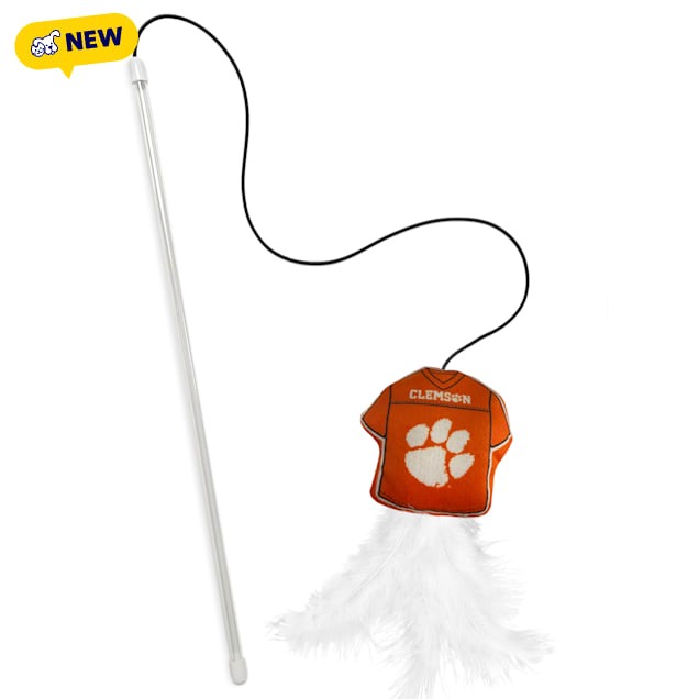 Pets First NCAA Clemson Tigers Cat Wand, Small | Petco