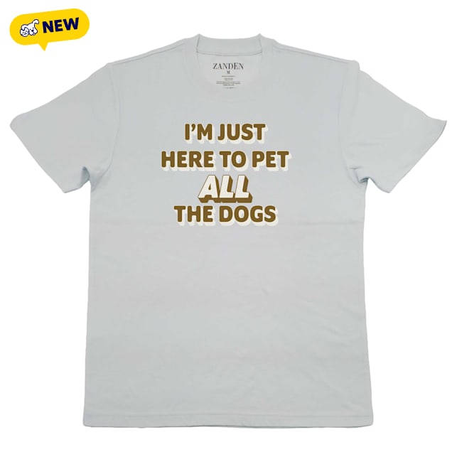 Zanden Just Pet Dogs Tee, Blue, Large | Petco