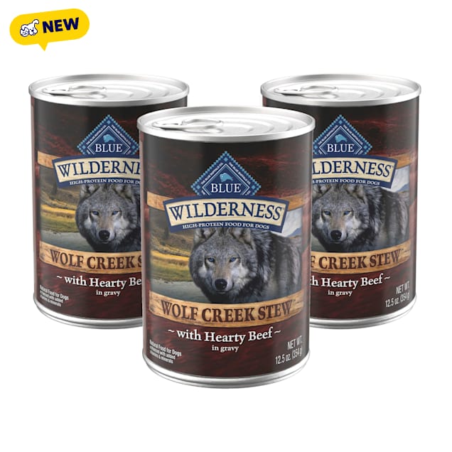Blue Buffalo Wilderness Wolf Creek Stew High-Protein & Grain-Free ...