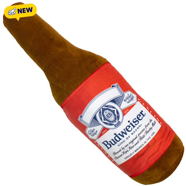 Anheuser Busch Budweiser Plush Bottle Dog Toy, 18" H | Petco