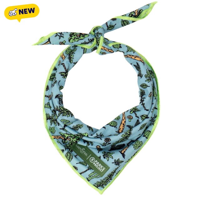 Lucy & Co. Feel the Earth Breathe Dog Bandana, Small | Petco
