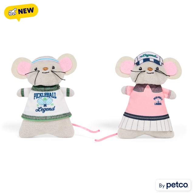 YOULY Pickleball Mice Cat Toy Set, X-Small, Pack of 2 | Petco