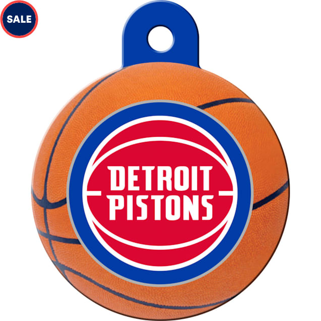Quick-Tag NBA Circle Personalized Engraved Pet ID Tag, Detroit Pistons ...