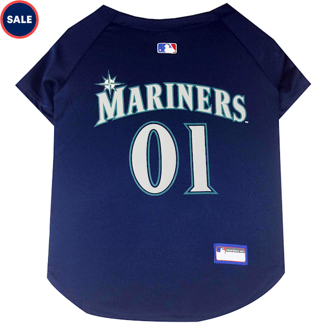 Pets First MLB American League Jersey for Dogs, Large, Seattle Mariners ...
