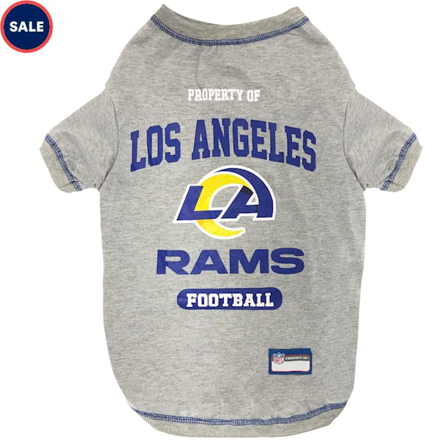 Pets First NFL NFC West T-Shirt For Dogs, Small, Los Angeles Rams | Petco