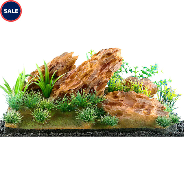 Penn Plax Natural Rock, 8" L X 13.75" W | Petco