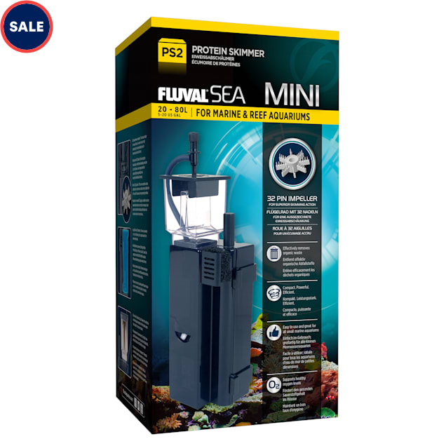 Fluval Sea Mini Skimmer for Marine Aquariums & Compact Design