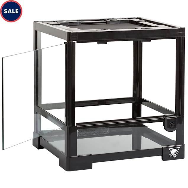 T-Rex Glass Terrarium, 12" L X 12" W X 12" H | Petco