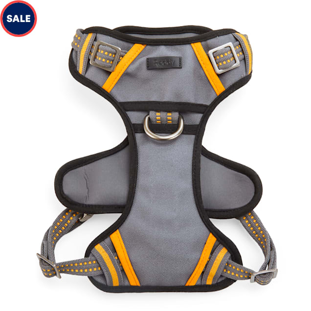 Reddy Grey & Yellow Dog Harness, Medium | Petco