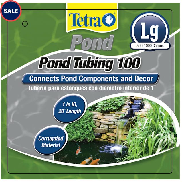 TetraPond Tubing 100 Corrugated Material Connects Pond Components and ...