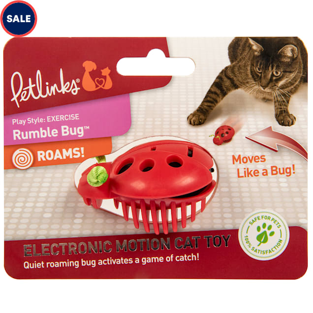 Petlinks Rumble Bug Electronic Motion Cat Toy, Small | Petco