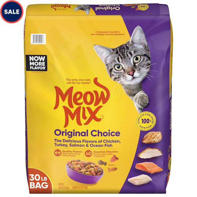 Meow Mix Original Choice Dry Cat Food, 30 lbs. | Petco