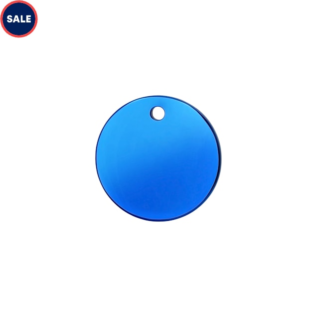 Red Dingo Titanium Coated Circle Personalized Engraved Pet ID Tag, Dark ...