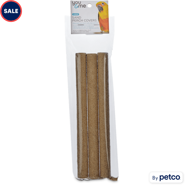 You & Me Large Sand Bird Perch Cover 3 Pack, Large | Petco