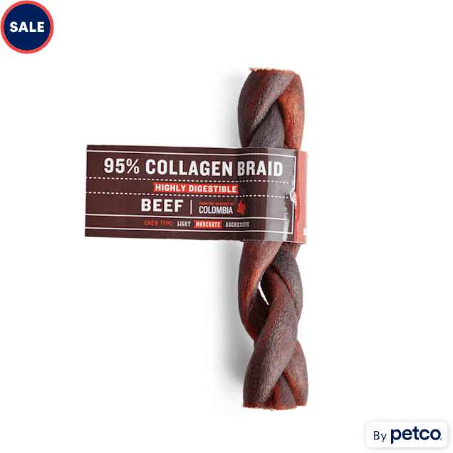 Good Lovin' 95% Collagen Braid Dog Treats, 1.34 oz. | Petco