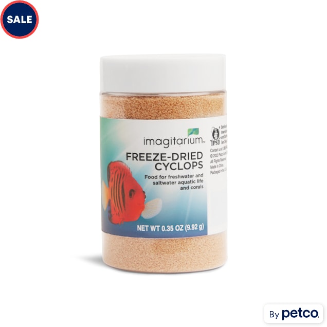 Imagitarium Freeze-Dried Cyclops Food for Freshwater and Saltwater ...
