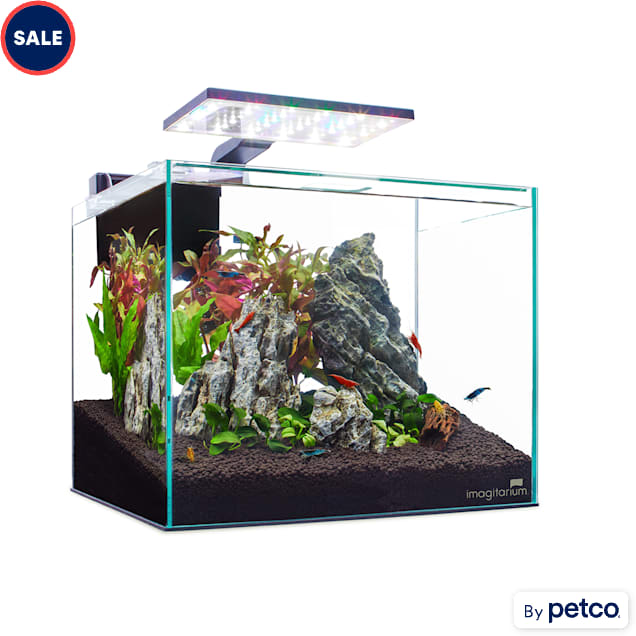 Imagitarium 5-Gallon Shrimp & Plant LED Aquarium Kit