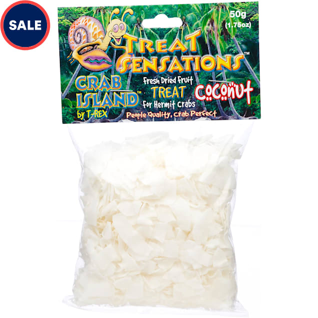 T-Rex Crab Island Hermit Crab Coconut Treat, 50 g | Petco
