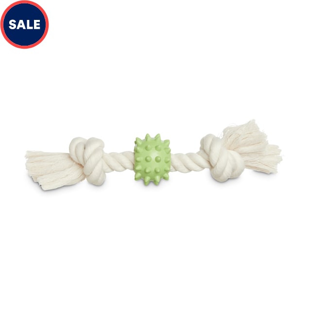 Leaps & Bounds Rope & Rubber-like material Dog Tug Toy in Various ...