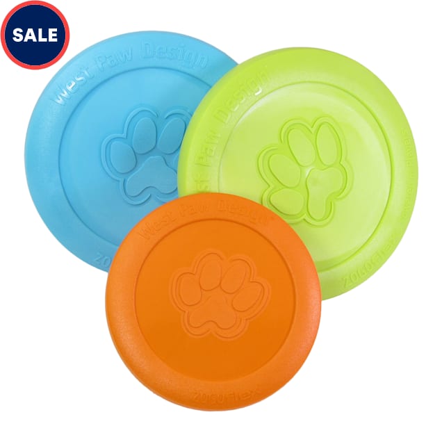 West Paw Zisc Frisbee Assorted Dog Chew Toy, Small | Petco