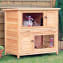 Trixie Natura Two Story Animal Hutch in Brown
