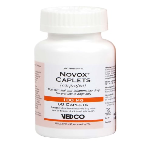 Novox 100 mg Caplets for Dogs, 60 Count | Petco
