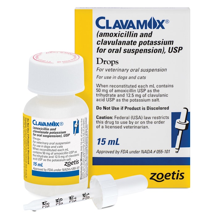 UPC 087219012475 - Clavamox Oral Suspension Drops, 15 Milliliter, 15 ML ...