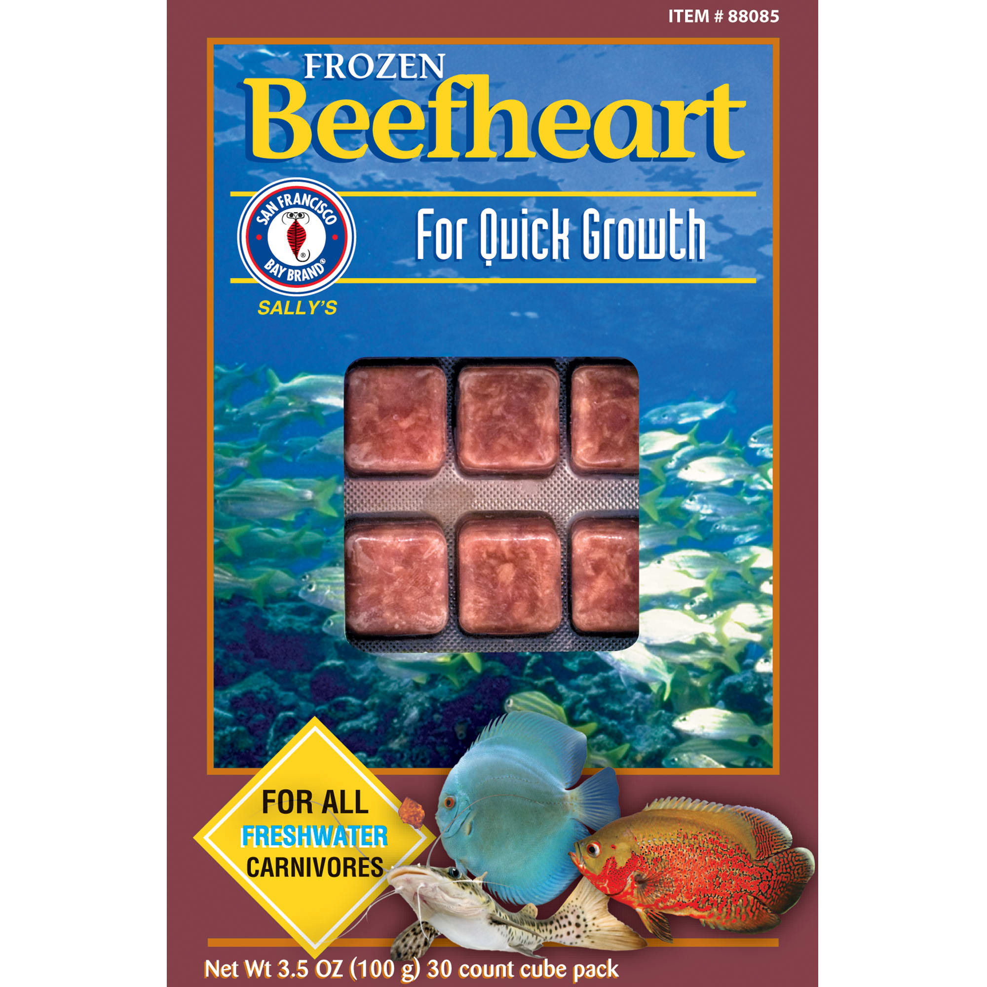 San Francisco Bay Brand Frozen Beefheart, 3.5 oz. | Petco