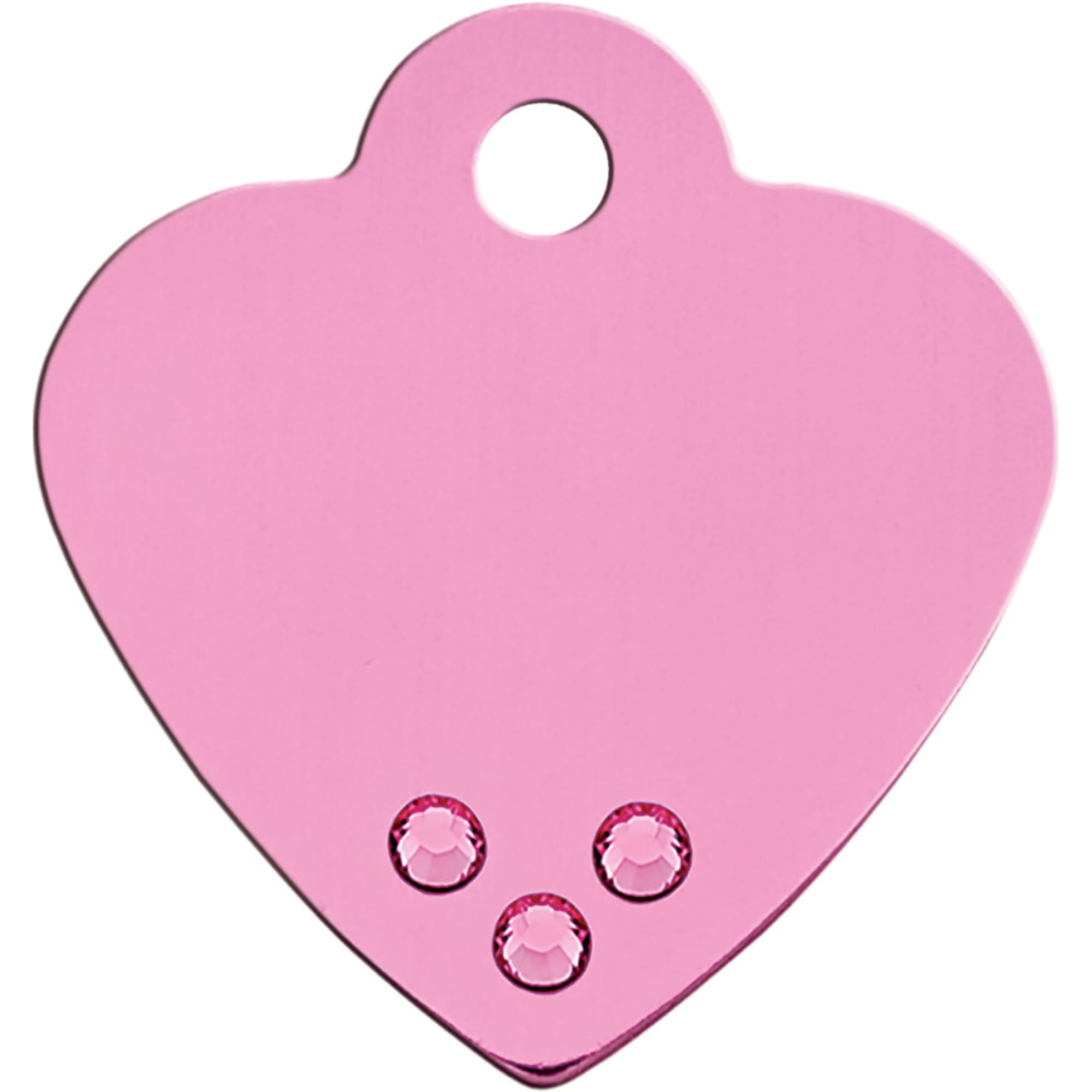 Be Super Welcome PINK PET TAG Stylish Bling Dog Cat Tag Bone Pink