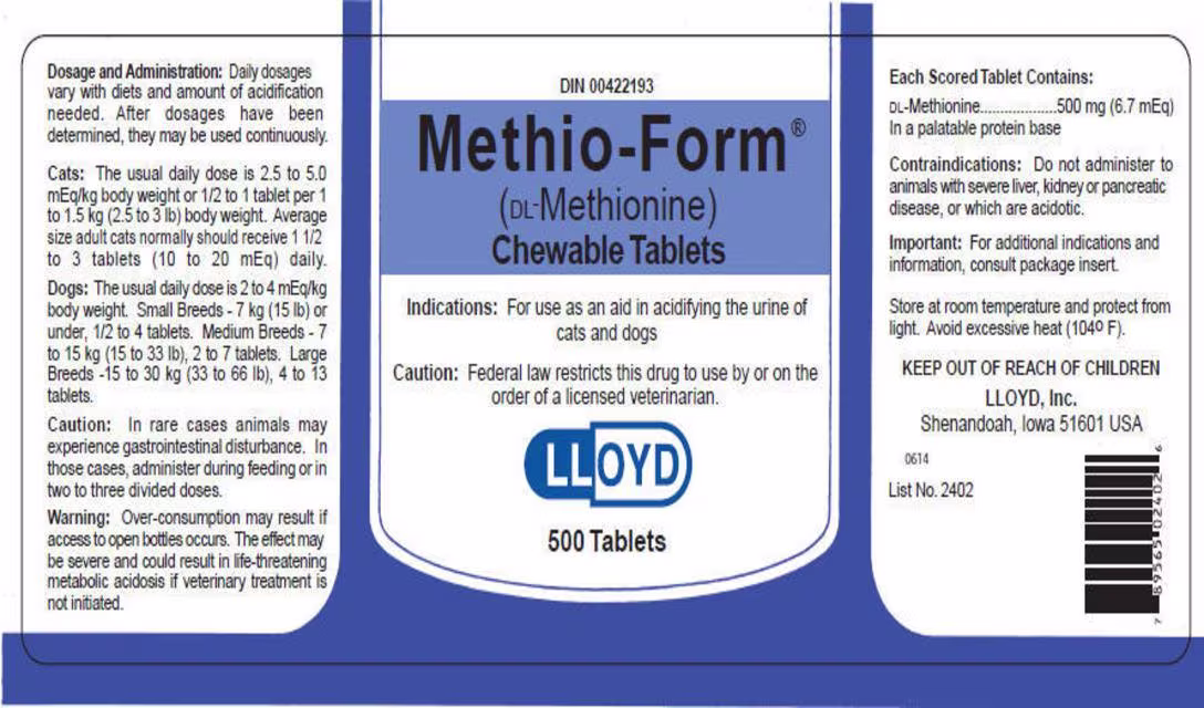 Methionine for Pets: Prevents Struvite, Acidifies Urine | Petco