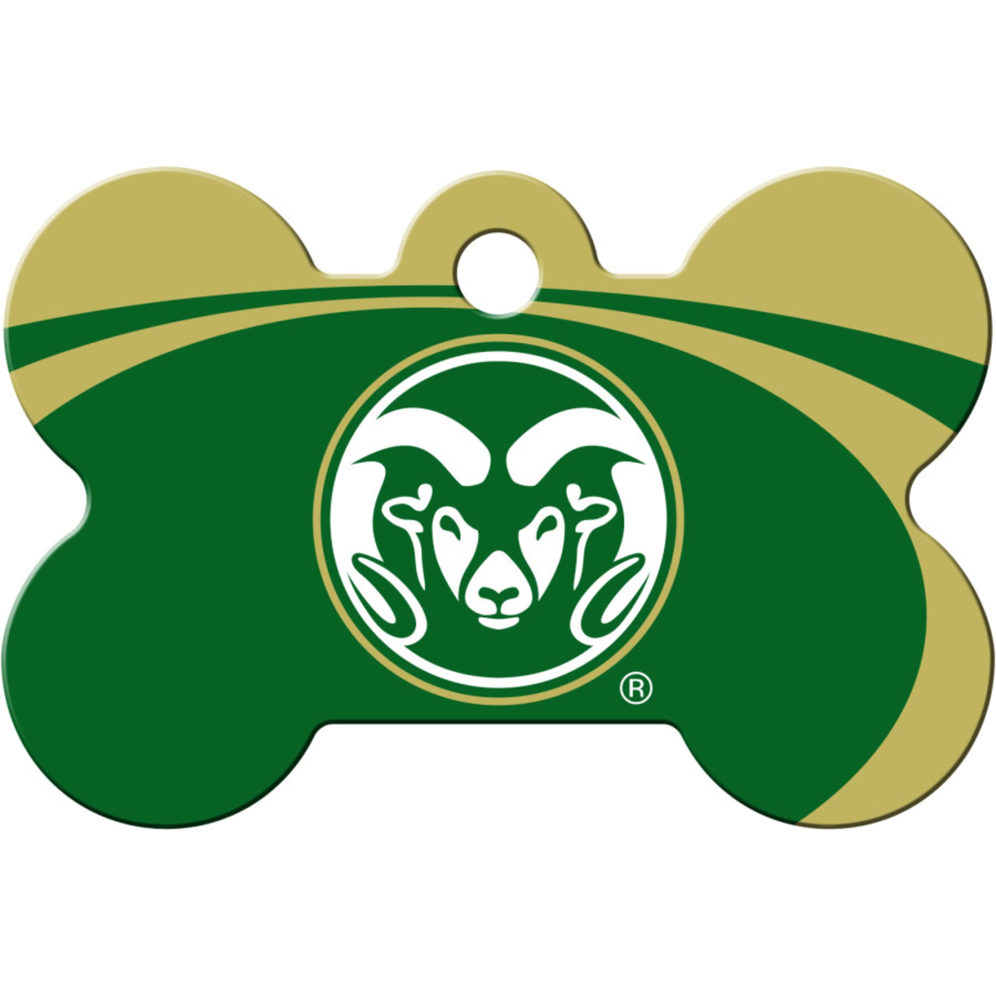 Quick-Tag Colorado State Rams NCAA Engraved Pet ID Tag