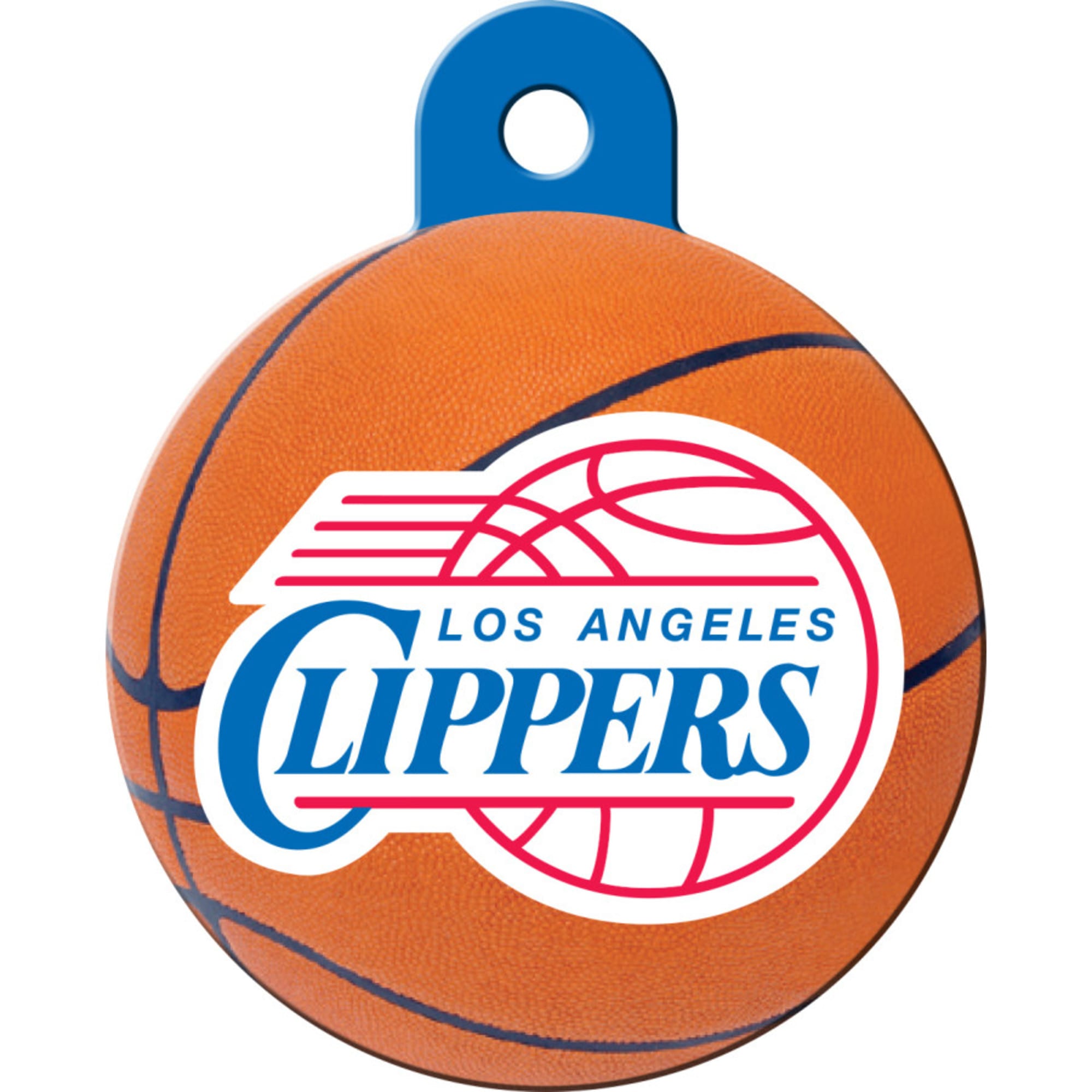 Quick-Tag NBA Circle Personalized Engraved Pet ID Tag, LA Clippers ...