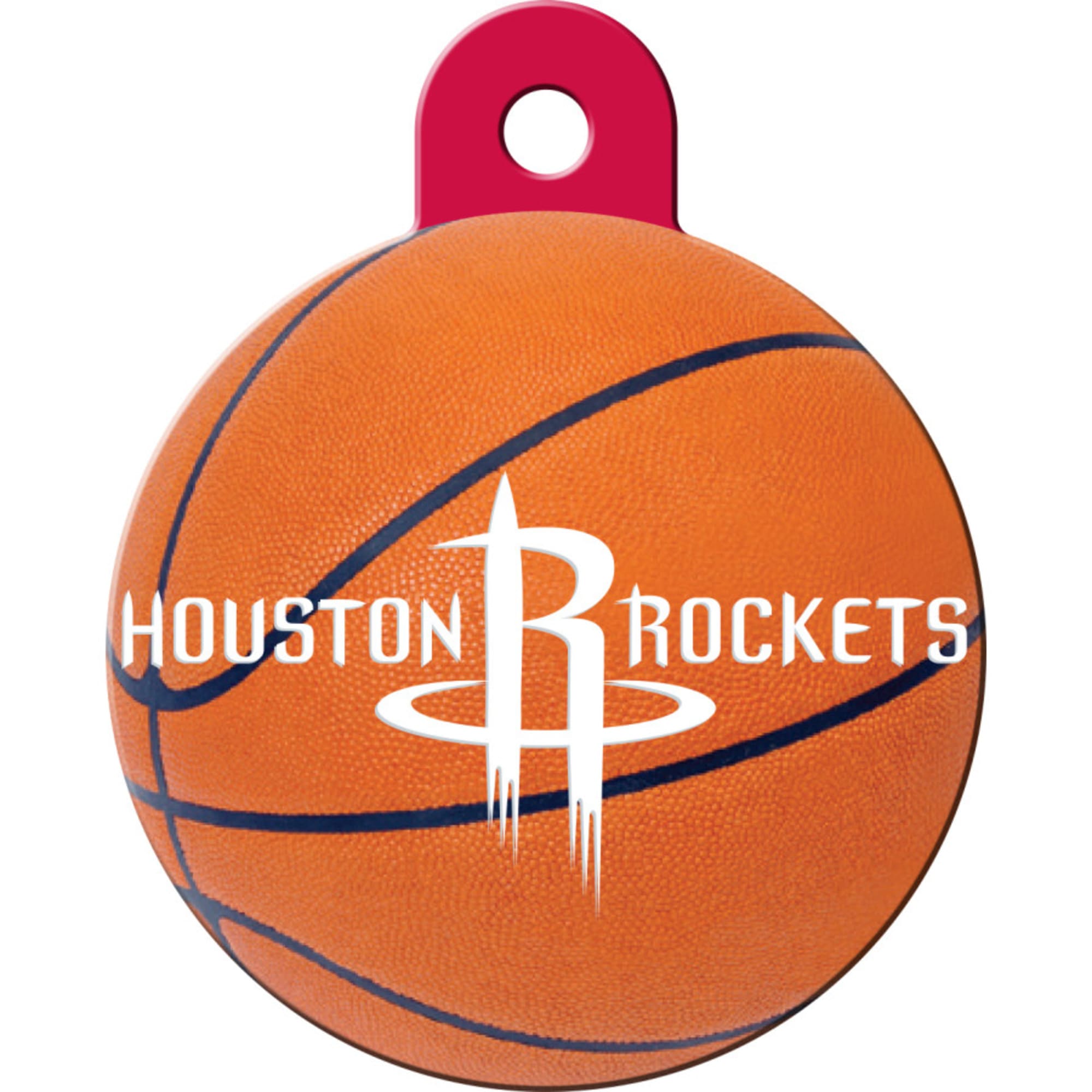 Quick-Tag NBA Circle Personalized Engraved Pet ID Tag, Houston Rockets ...