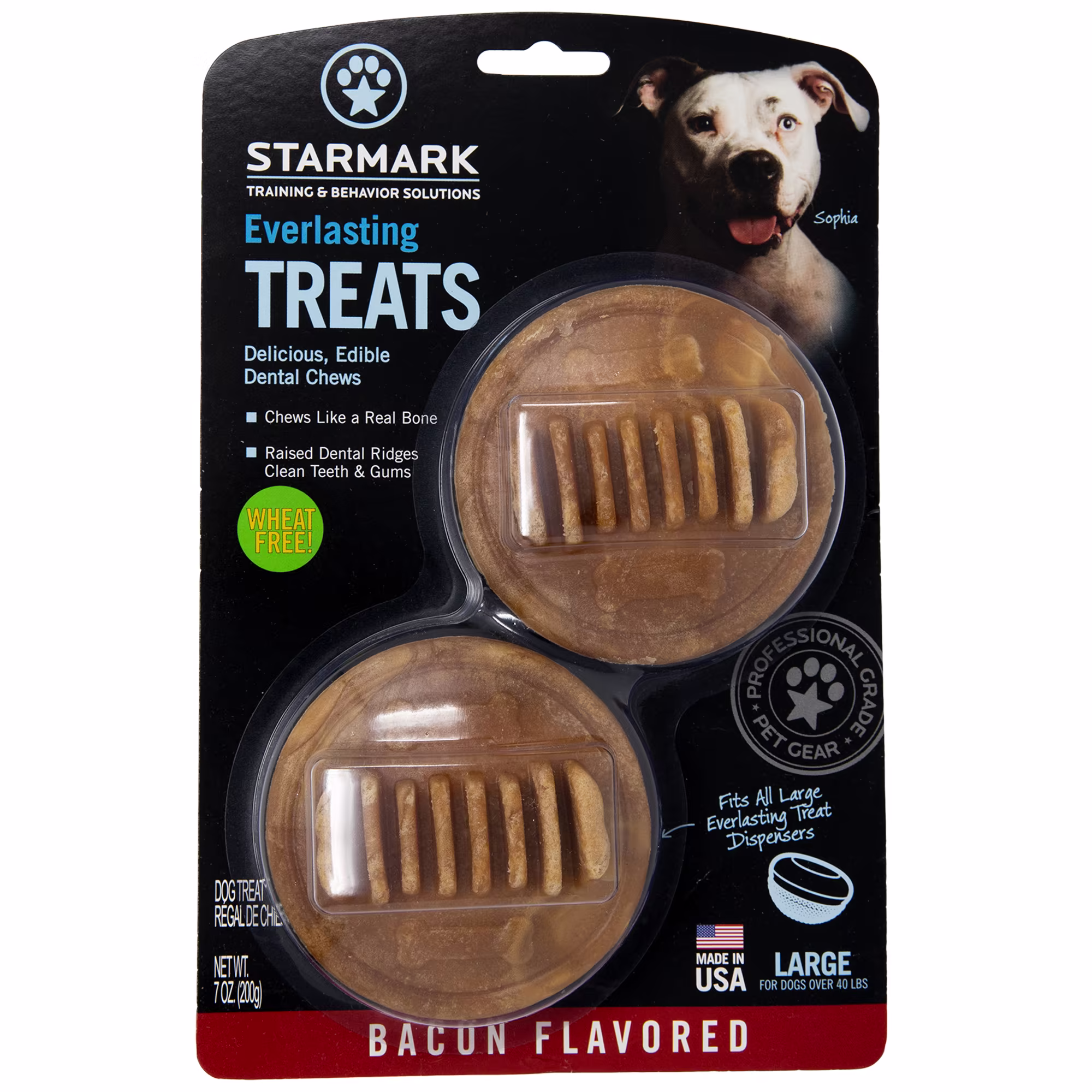 Starmark Everlasting Bacon Dog Treats, 7 oz. | Petco
