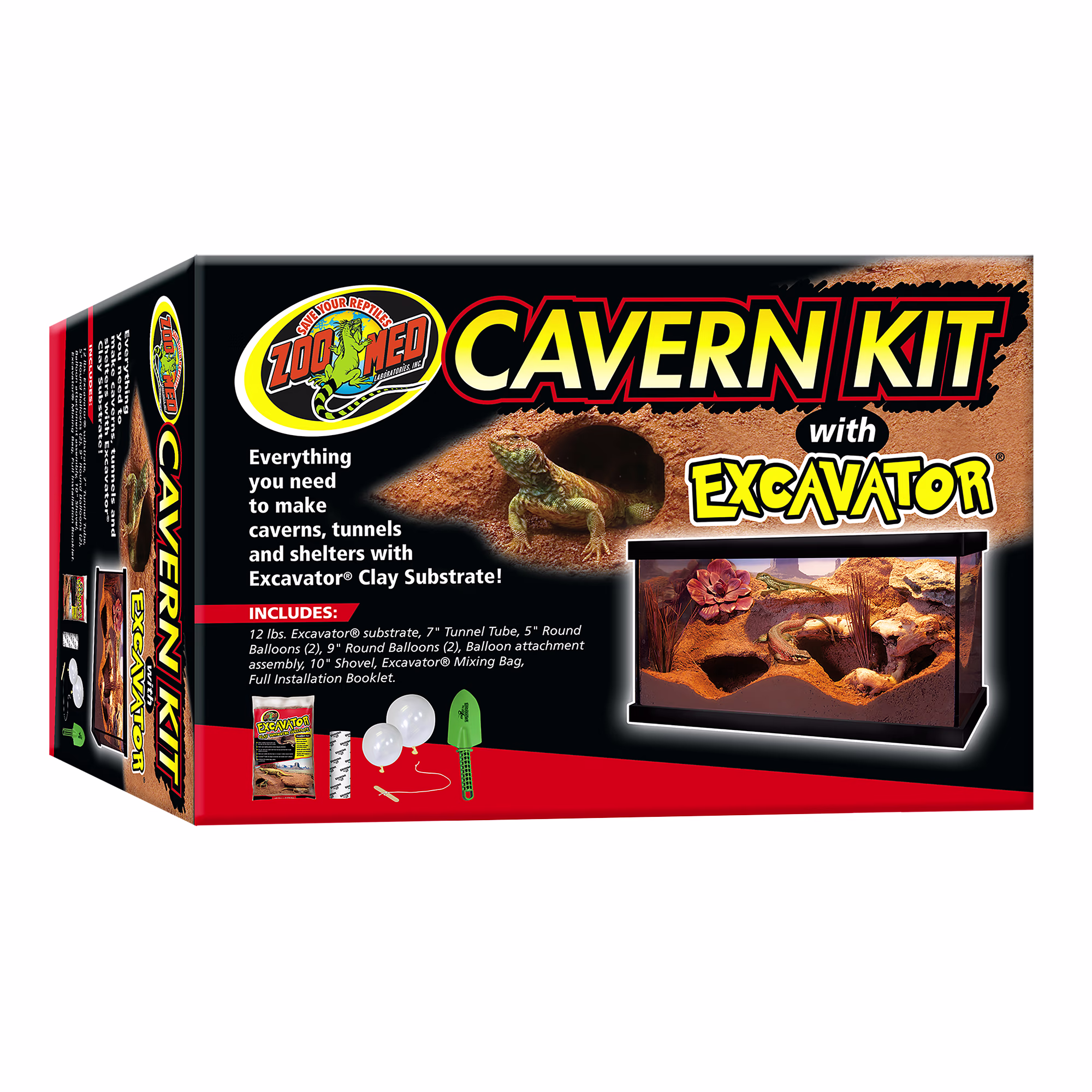 Zoo Med Cavern Kit with Excavator | Petco