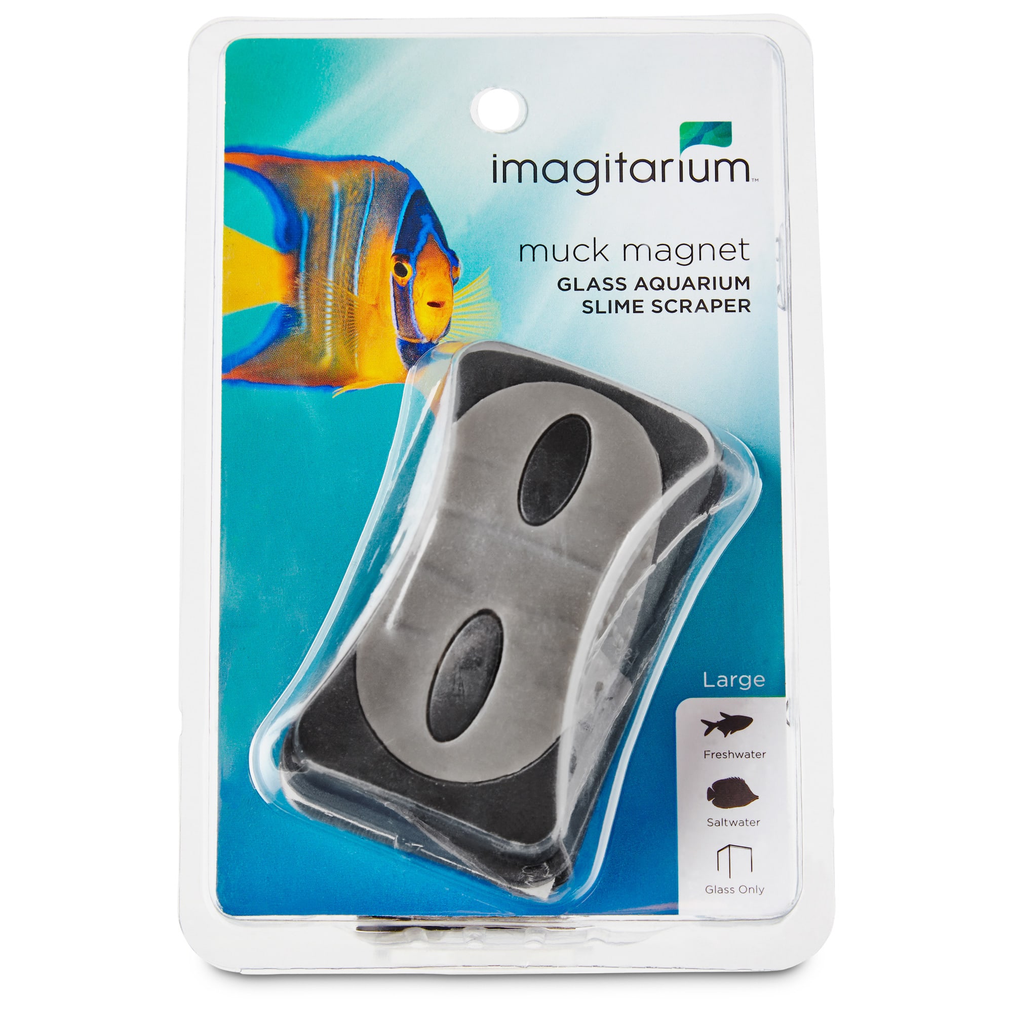 Imagitarium Large Muck Magnet Glass Aquarium Scraper | Petco