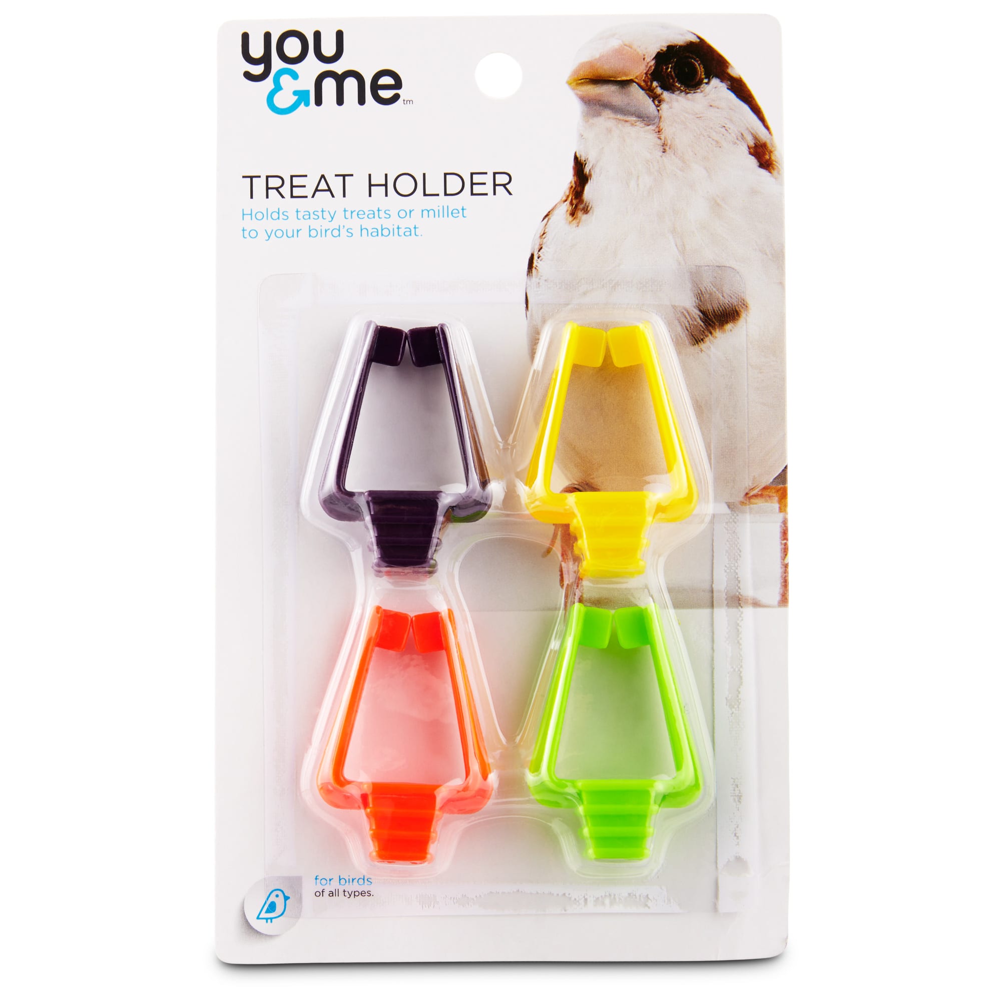 You & Me Treat Clips 4-Pack, 2"L | Petco