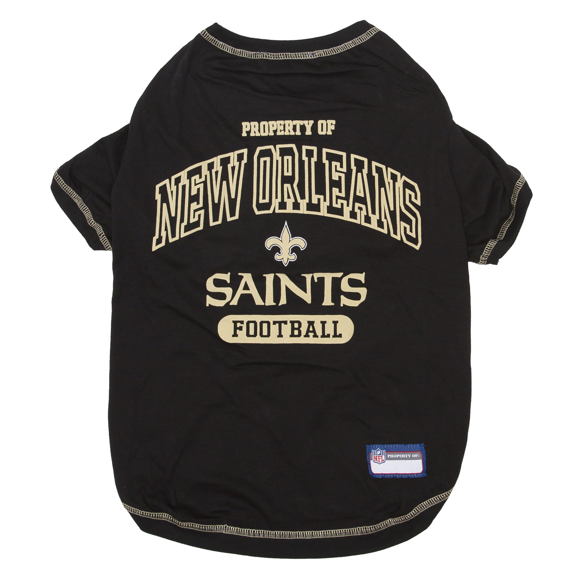 Pets First NFL NFC South T-Shirt For Dogs, X-Large, New Orleans Saints ...