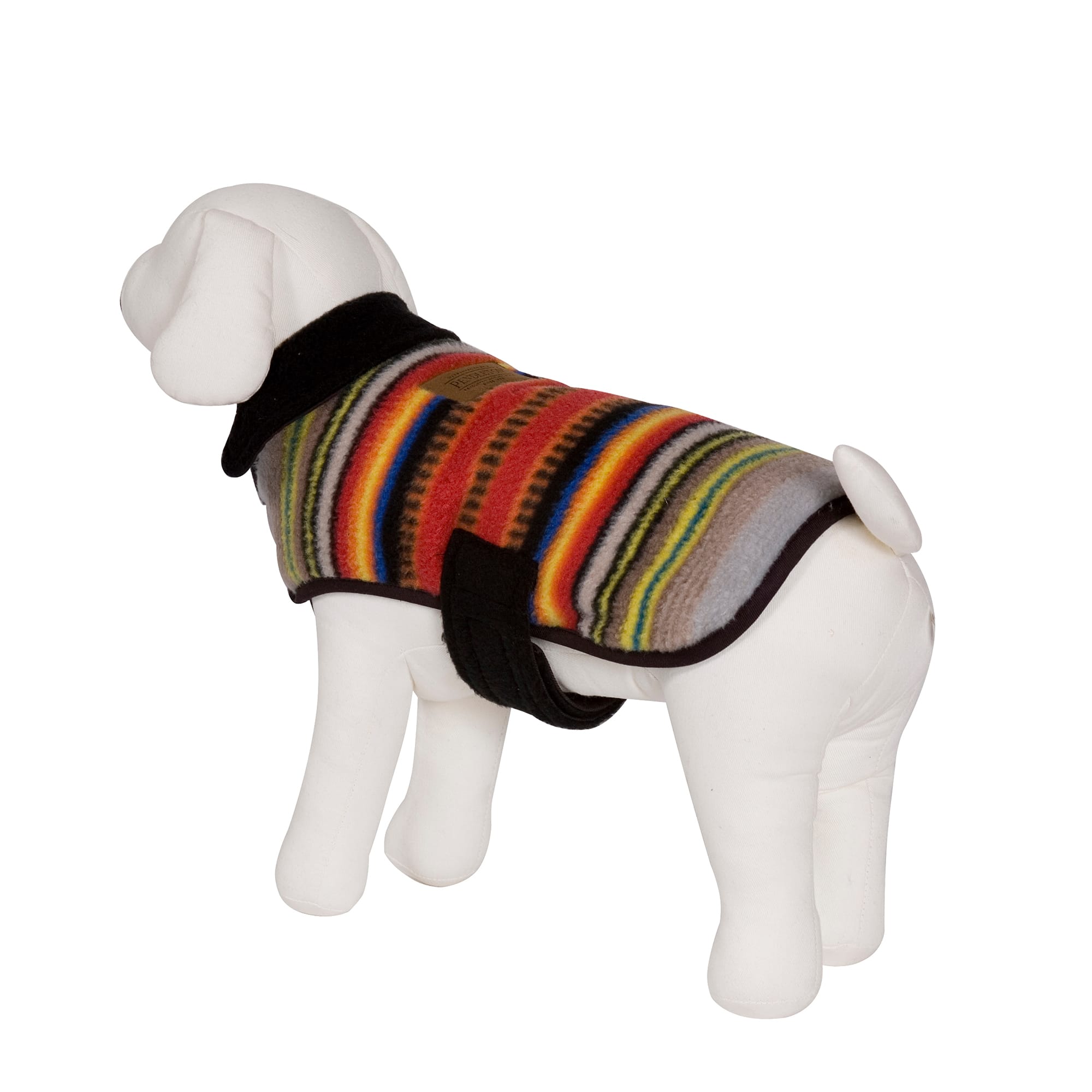 Pendleton Acadia X-Small Dog Coat – Black & Multicolor