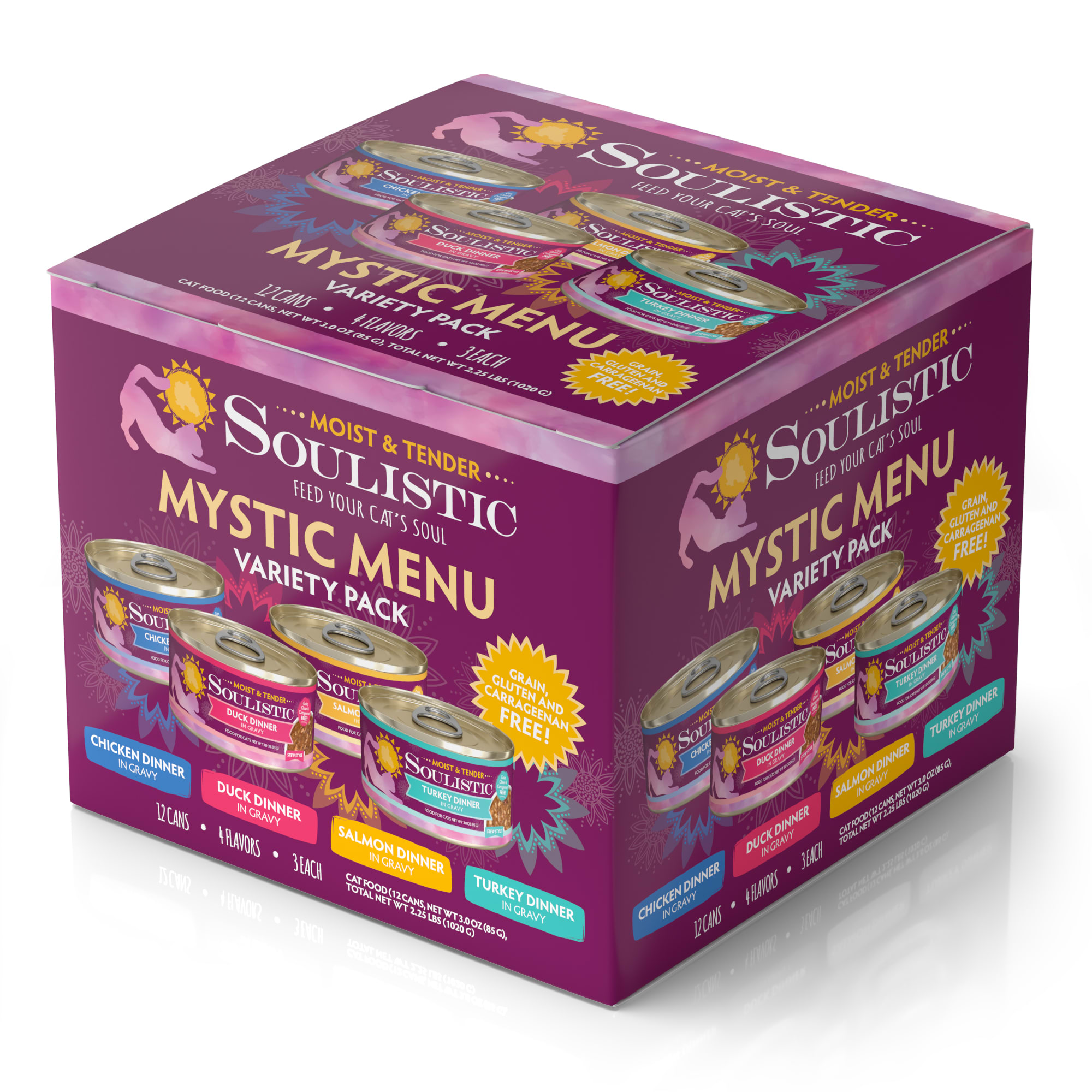 Soulistic Moist & Tender Mystic Menu Variety Pack Wet Cat Food | eBay