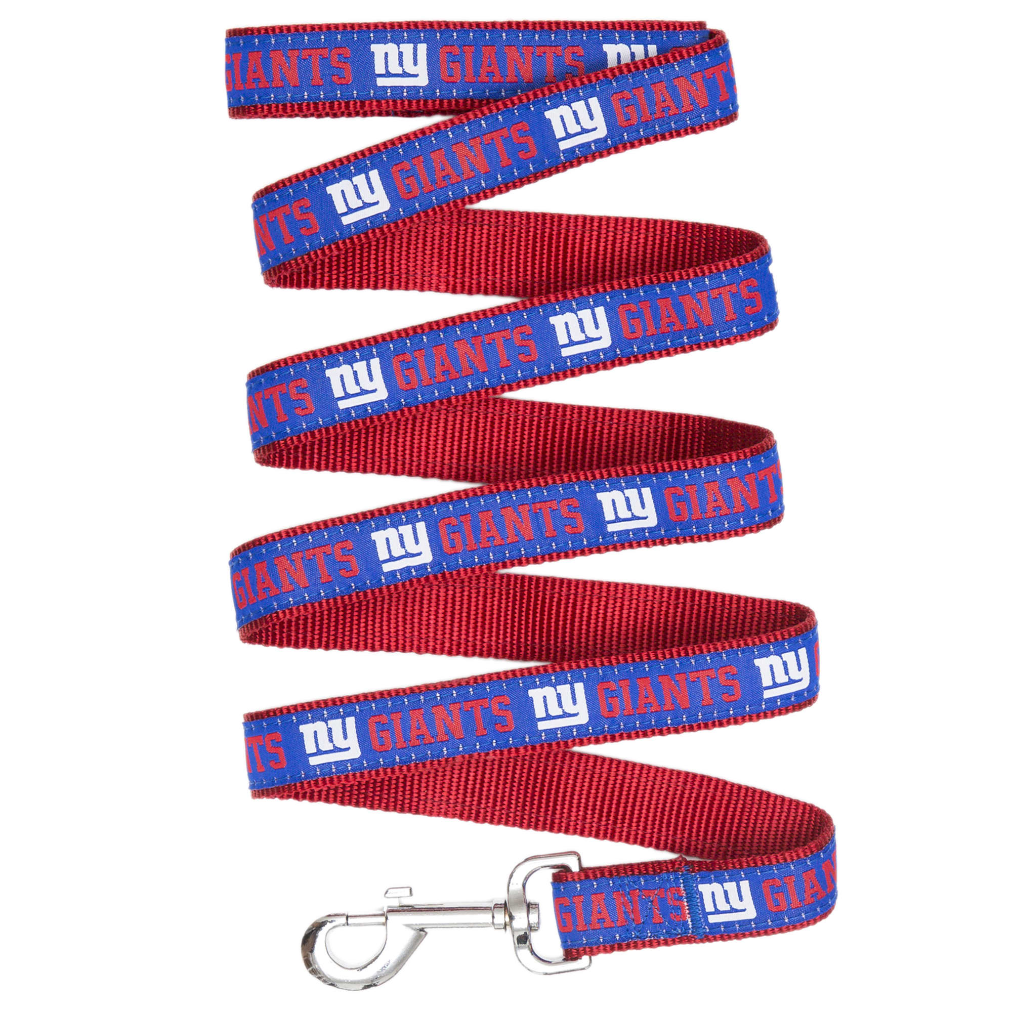 Pets First New York Giants Large Dog Leash with Logo & Colors
