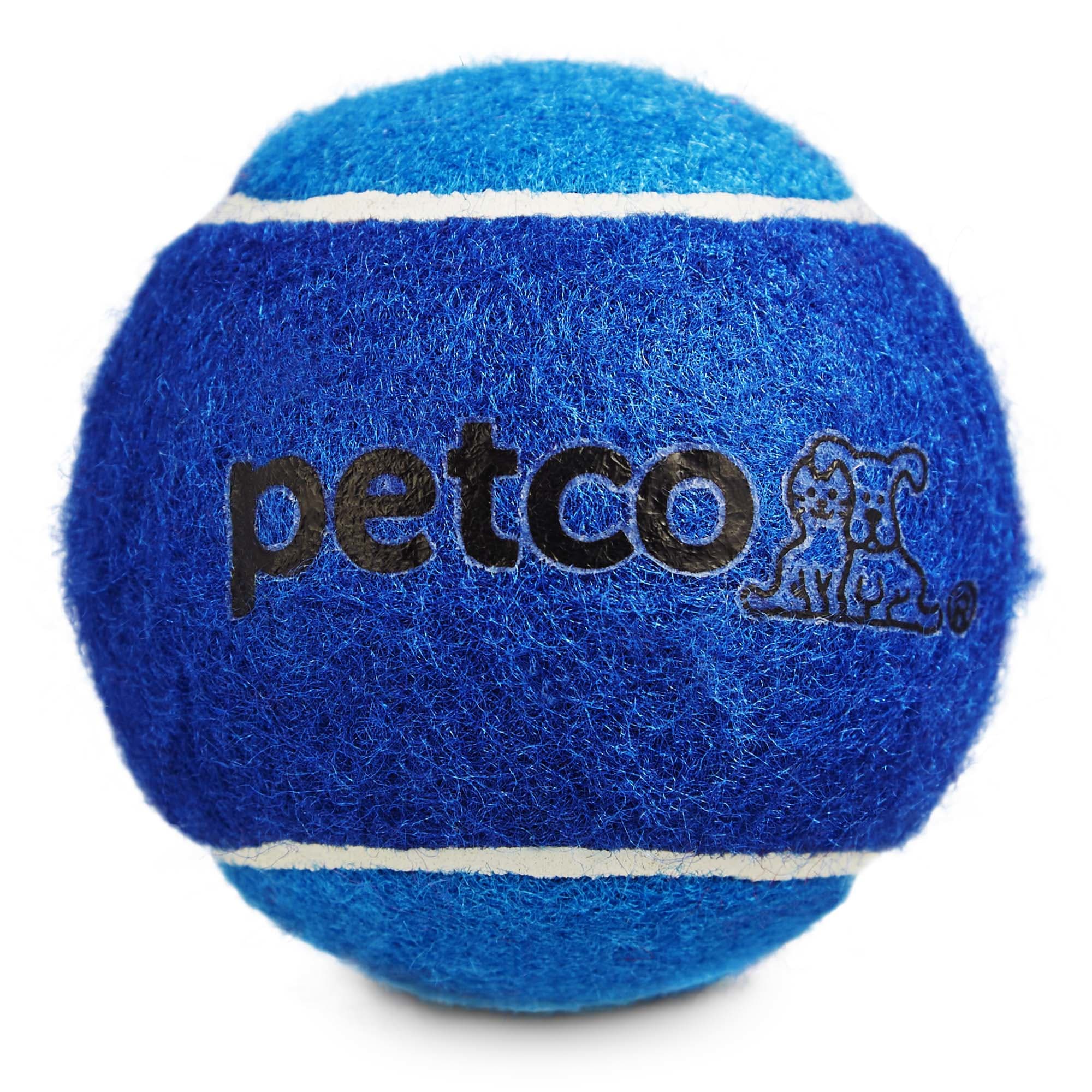 Petco Tennis Ball Dog Toy In Blue 2 5 Petco